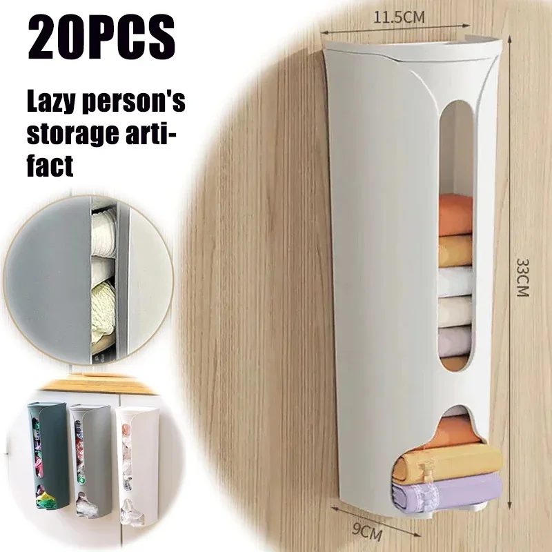 Wall-Mounted-Underwear-Storage-Box-Closet-Panties-Socks-Organizer-no ...