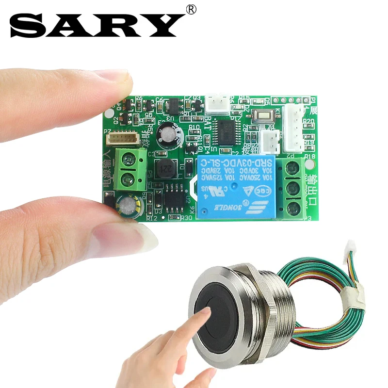 DC12V-fingerprint-access-control-system-control-board-DC24V-electronic ...