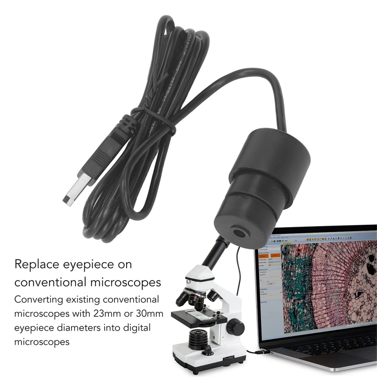 Electronic-Eyepiece-2MP-Digital-USB-Microscope-Camera-Imager-for ...