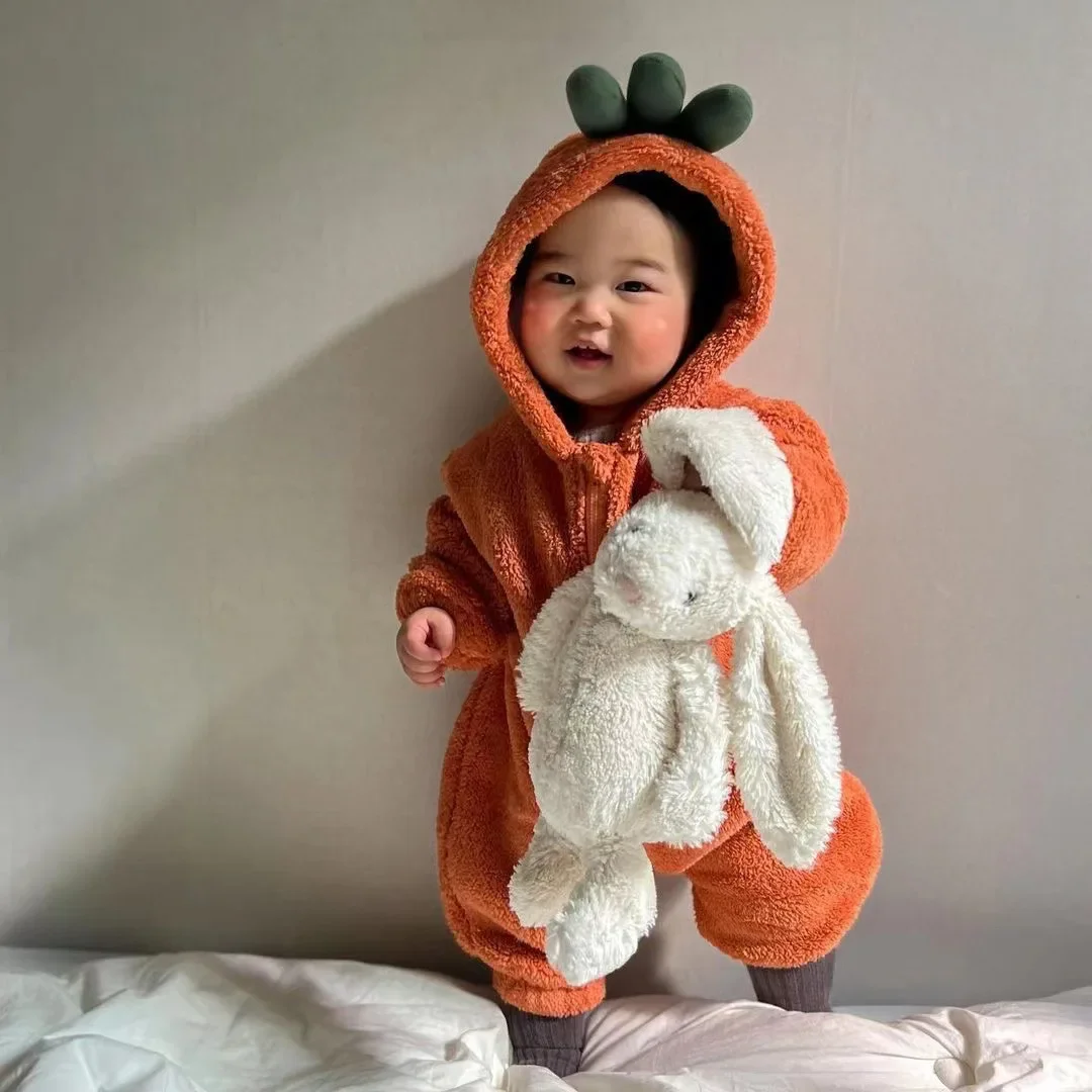 Baby-Onesie-Autumn-and-Winter-Warming-Radish-Shape-Baby-Onesie ...