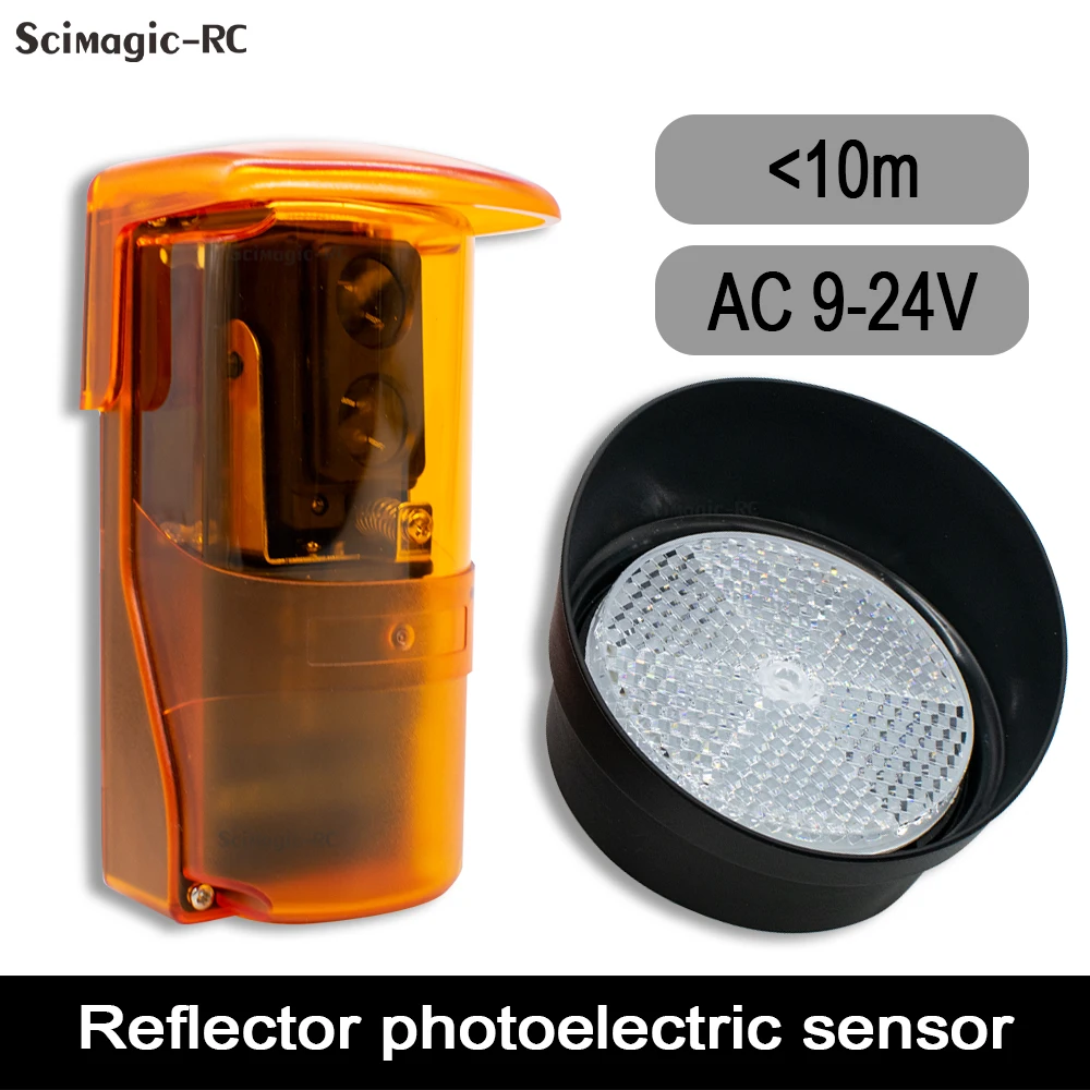12m 9~24V Infrared Reflector Photocells Gate Door IR sensor automatic ...