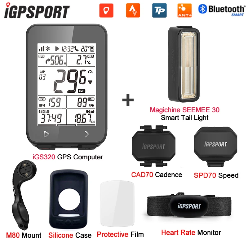 NEW-IGS320-IGPSPORT-IPX7-GPS-Cycling-Computer-ANT-Ble5-0-2-4-INCH-Life ...