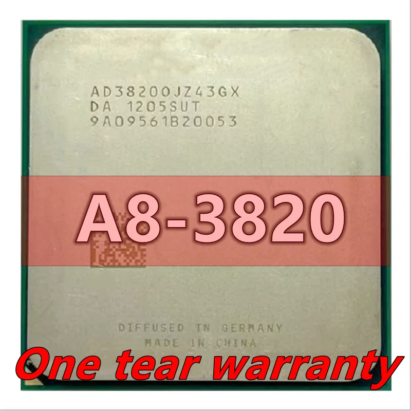 A8-Series A8-3820 2.8 A8 3820 GHz Quad-Core CPU Processor AD3820OJZ43GX ...