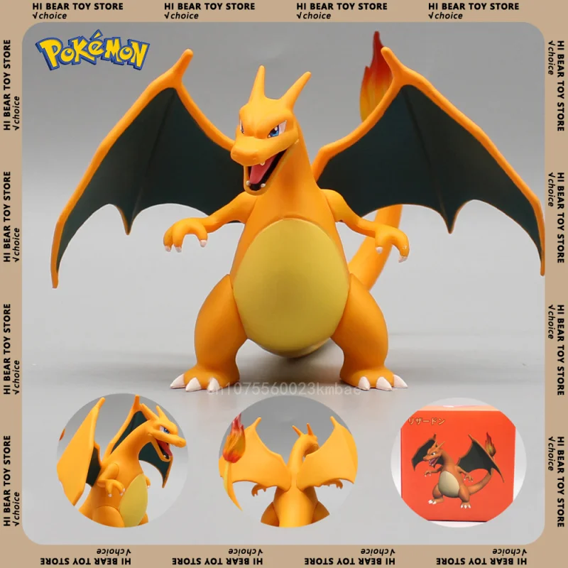 Pokemon-Anime-Figure-Charizard-Figures-Collection-Model-Sculpture ...
