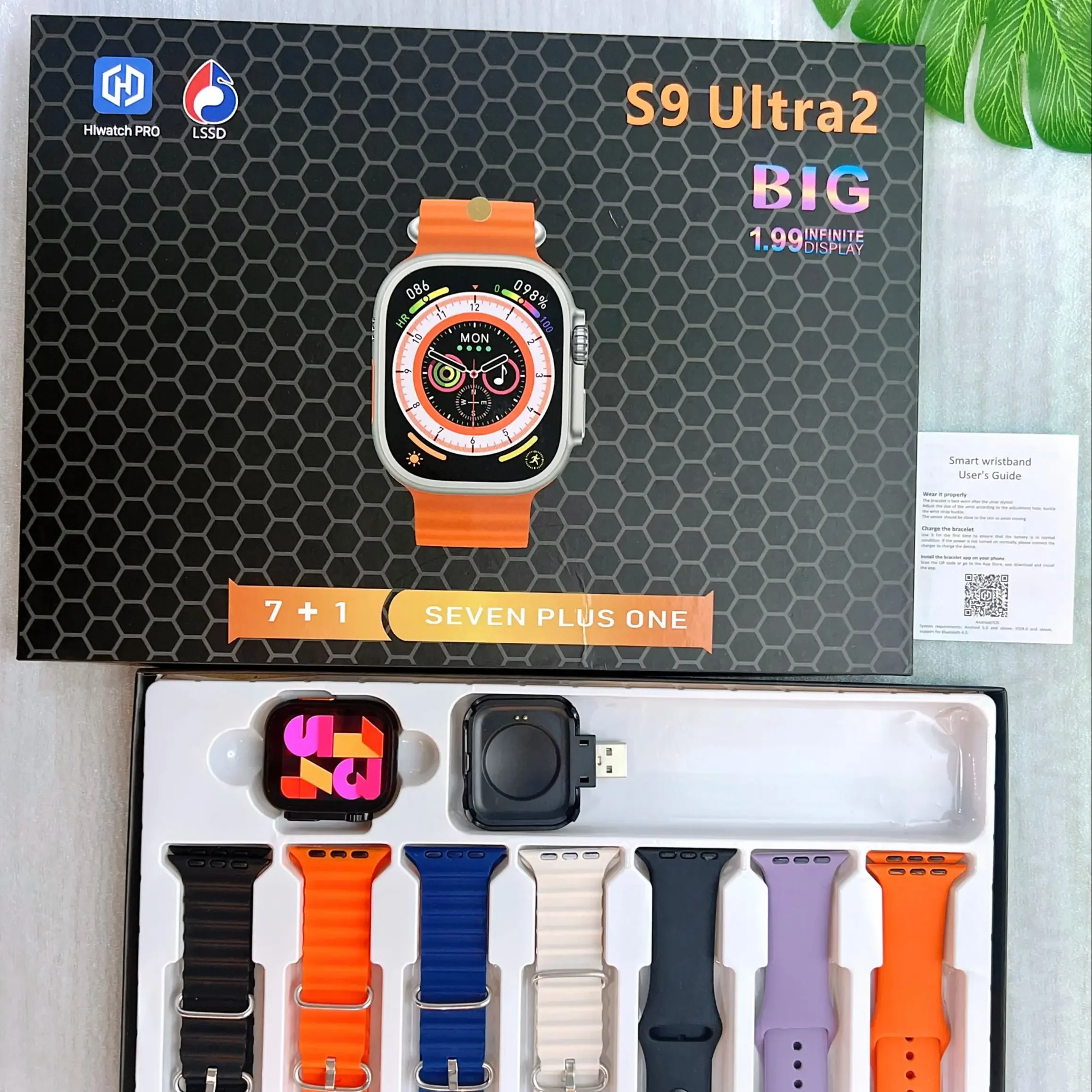 Reloj-inteligente-Ultra-9-para-hombre-y-mujer-pulsera-resistente-al ...