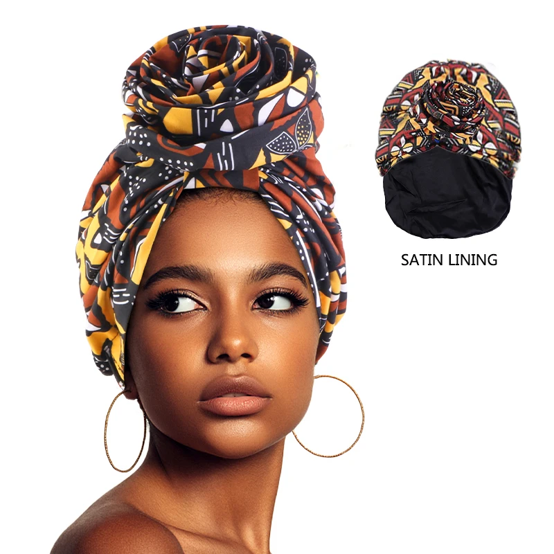 Gorro-de-turbante-forrado-de-sat-n-africano-para-mujer-gorro-de-flores ...