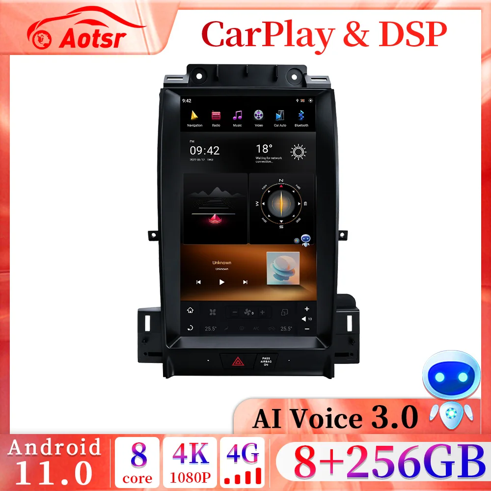 For-Ford-Taurus-2012-2016-Tesla-Vertical-Screen-Android-Car-radio ...