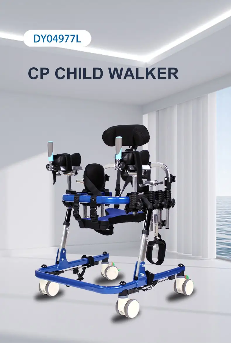 CP Pediatric Mobility Walking Frame - Aluminium Gait Training Walker ...