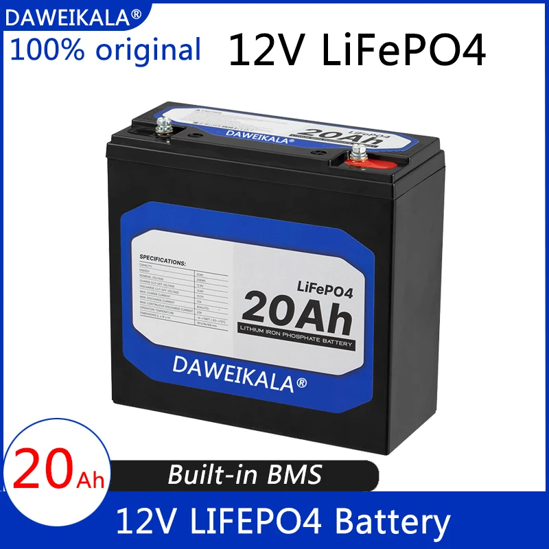 Nowy akumulator 12V 20Ah LiFePo4 fosforan litowo żelazowy 12V 24V ...