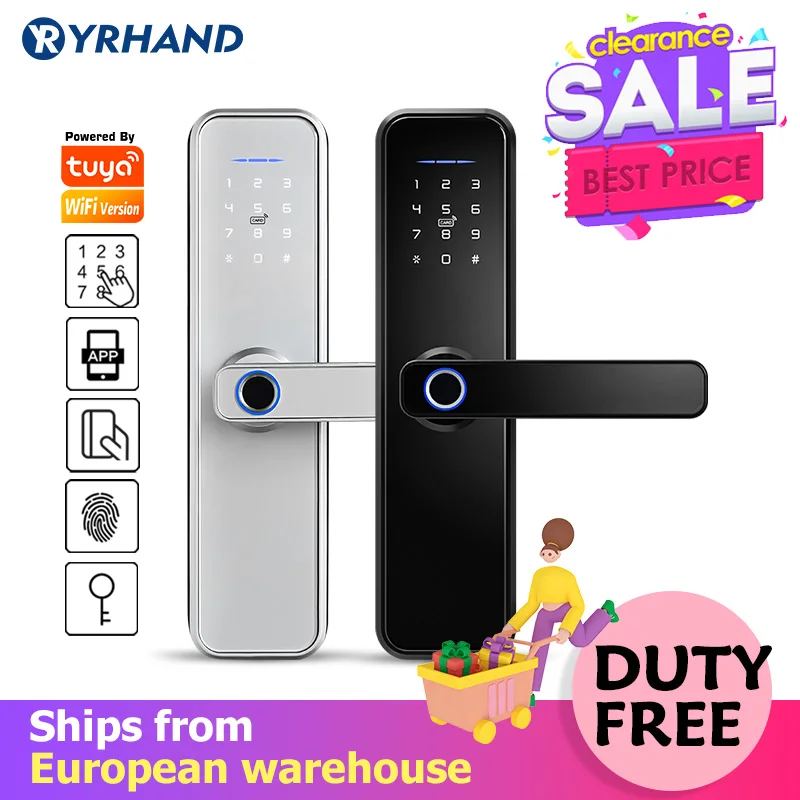 Ship-from-EU-cerradura-intelige-X5-Waterproof-Tuya-Biometric ...