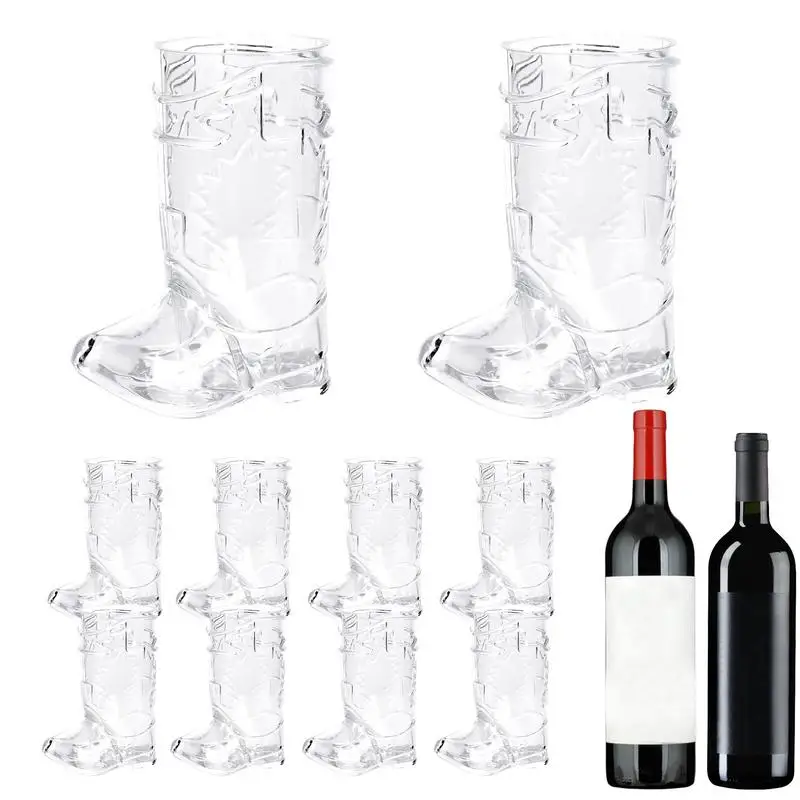 10pcs-wine-glasses-Cowboy-and-Cowgirl-Drink-Mugs-Cowboy-Boot-Shot ...