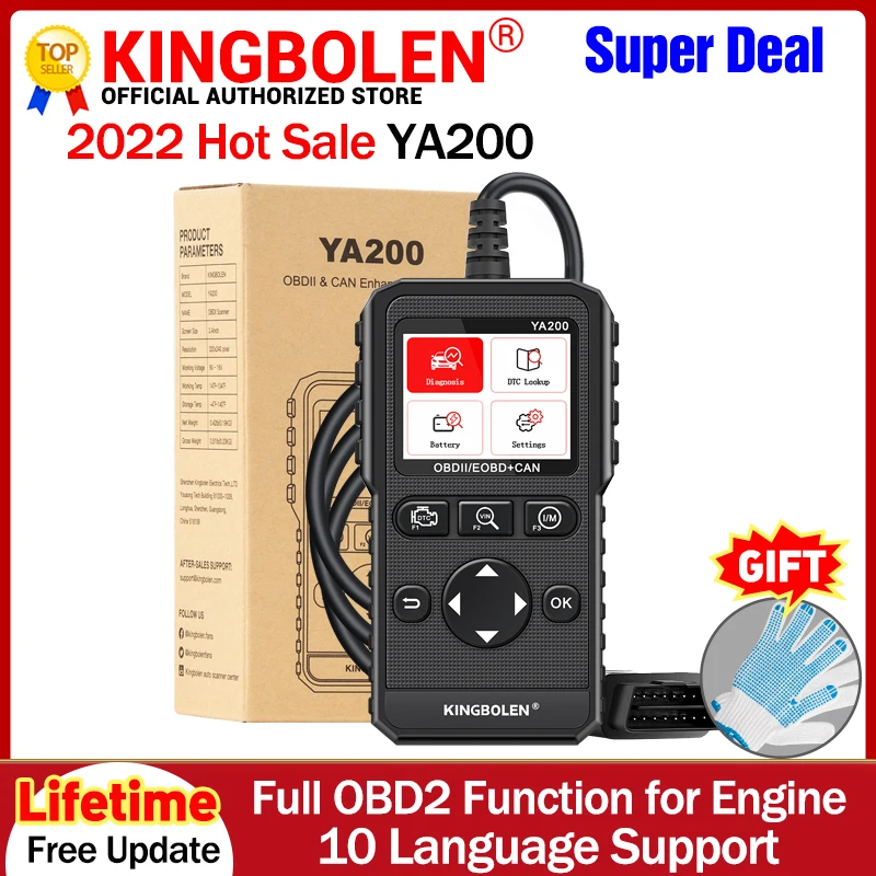 KINGBOLEN-YA200-OBD2-Scanner-Multilingual-Car-Diagnose-Tool-for-Engine ...