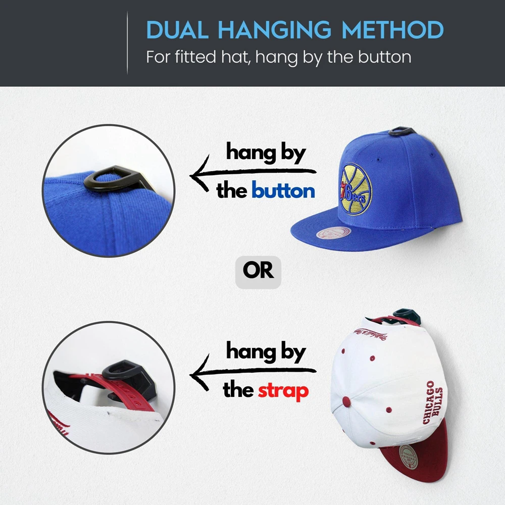 Baseball Hat Racks Wall Mounted