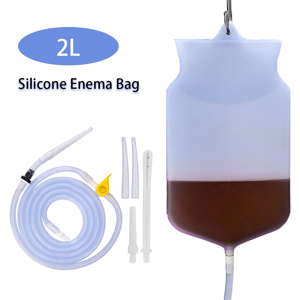 Reusable-Coffee-Enema-Bag-Kit-Silicone-Cleansing-Enteroclysm-Detoxified ...