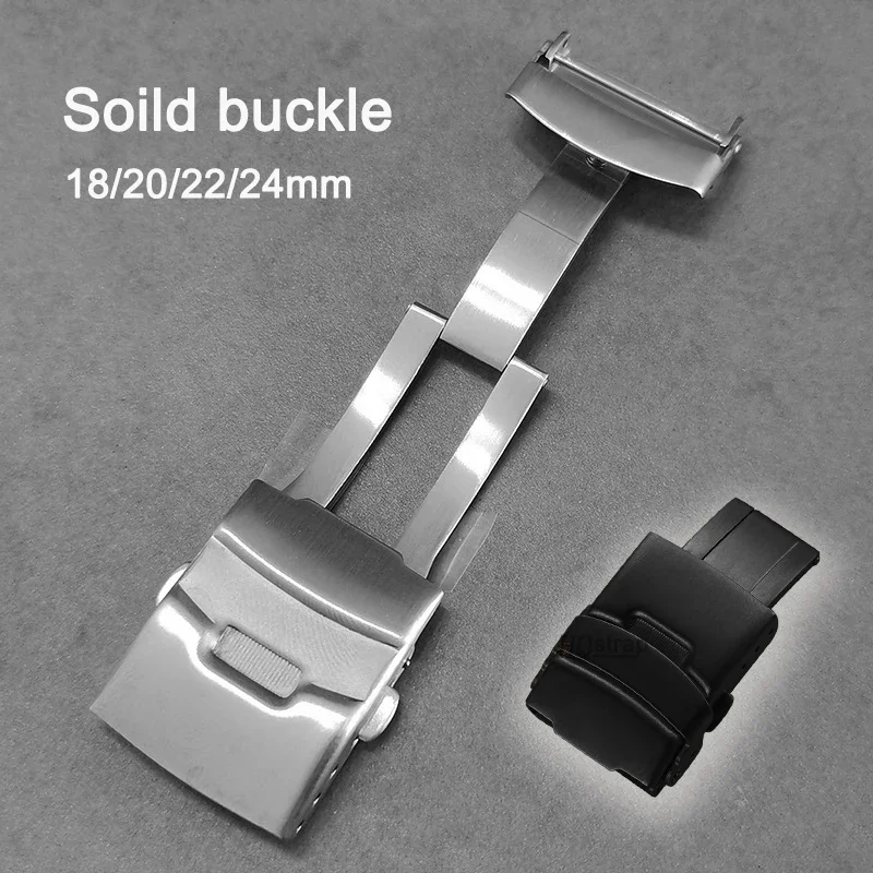 High Luxury Solid Buckle 304L Stainless Steel Thickened Double Press ...