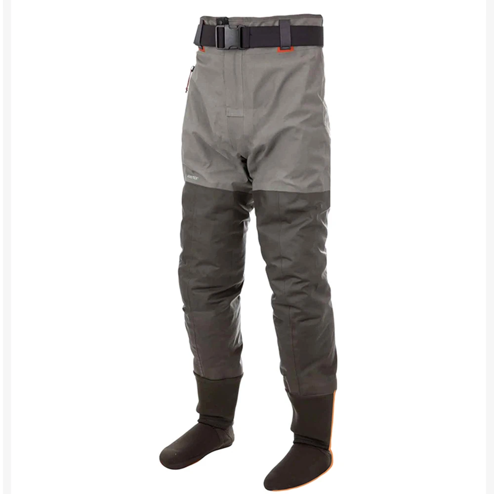 Breathable-Waterproof-Fly-Fishing-Waist-Waders-Stockingfoot-High-Pant ...