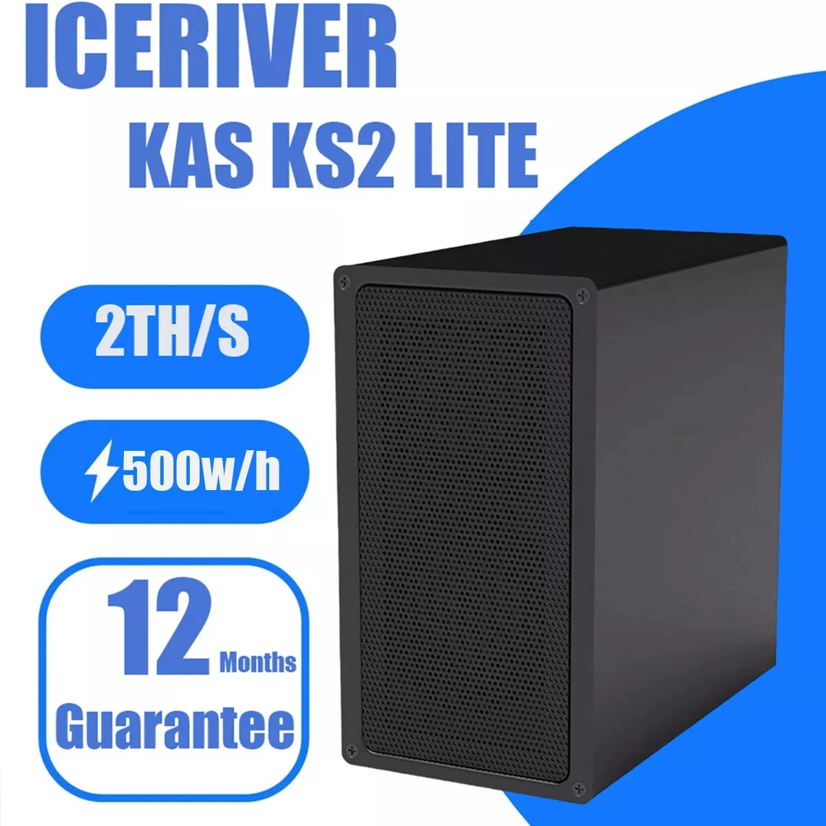 ICERIVER-KAS-KS2-LITE-2TH-S-500w-KAS-Asic-Miner-Kaspa-Mining-Machine ...