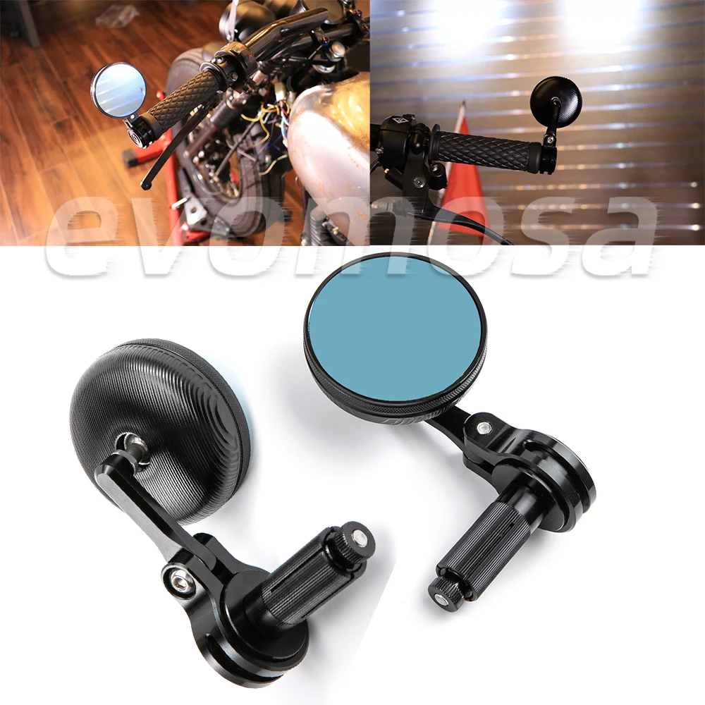 1-Pair-Motorcycle-Mini-Handle-Bar-Rear-View-Bar-End-Mirrors-For-Harley ...