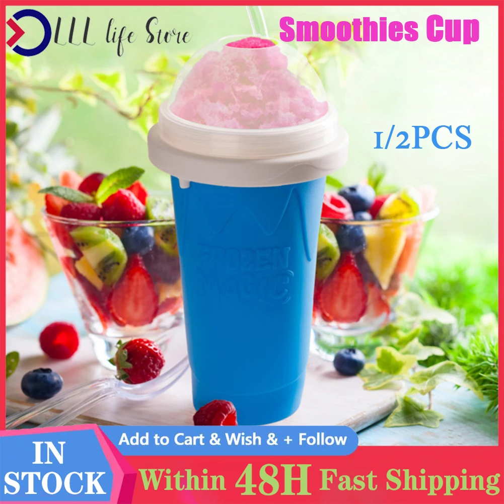 Smoothies-Cup-Milkshake-Garrafa-Ice-Cream-Slushy-Maker-Summer-Squeeze ...