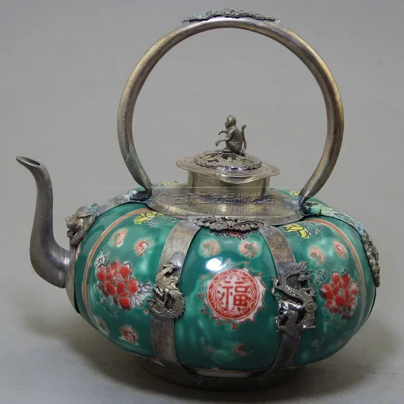 Collection-Chinese-Porcelain-Copper-Dragon-and-Phoenix-Monkey-Hand ...