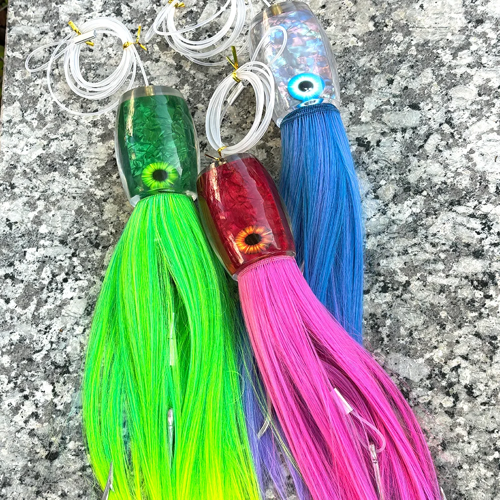 120g/480g Big Fish Mahi Lures Deep Sea Marlin Big Game Fishing Trolling ...