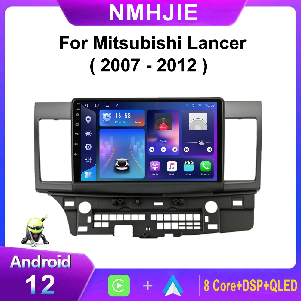 Car-Radio-For-Mitsubishi-Lancer-10-CY-2007-2017-Multimedia-Video-Player ...