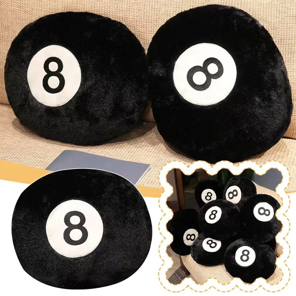 Black-8-Billiards-Table-Tennis-Pillow-Home-Multifunctional-Bay-Window ...