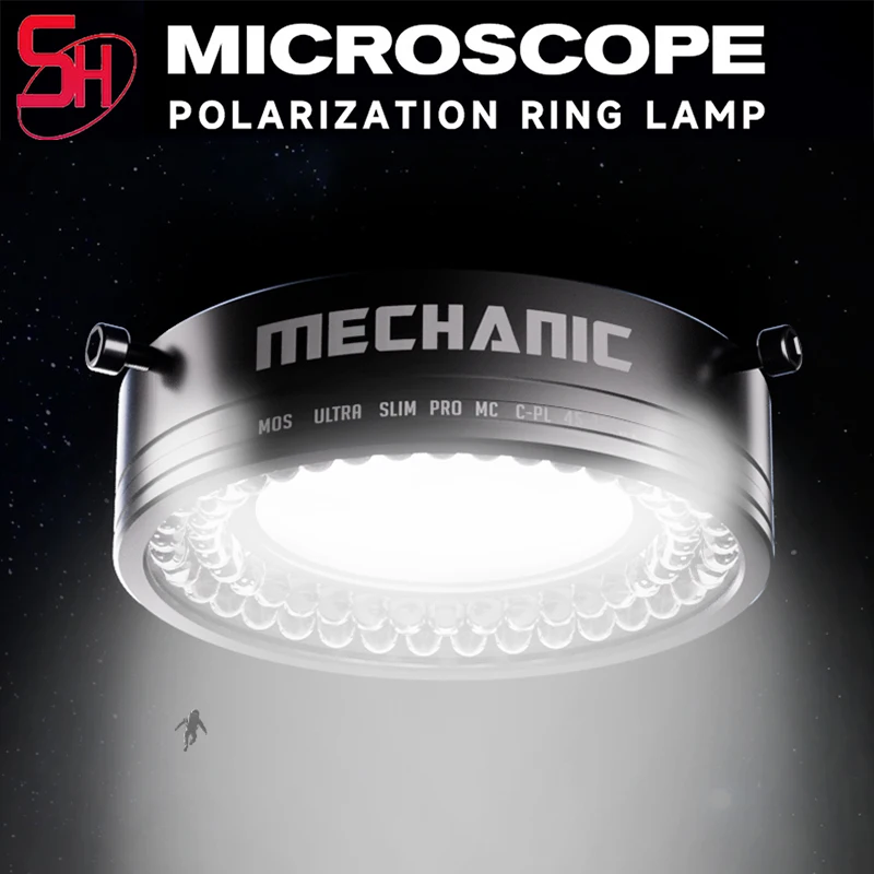 Microscope Kit Polarized Led Ring Light For Microscope For Industrial ...