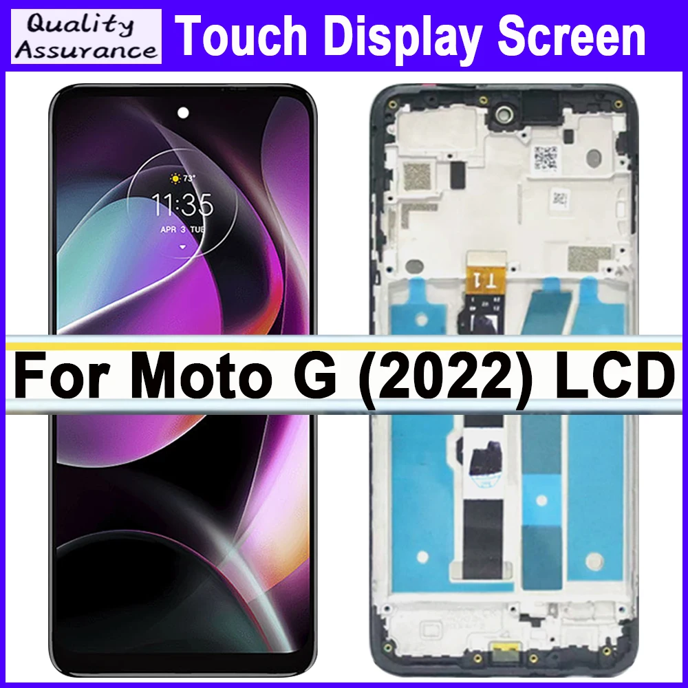 High quality 6.5" 90Hz Display For Motorola G (2022) XT2213 LCD Display ...