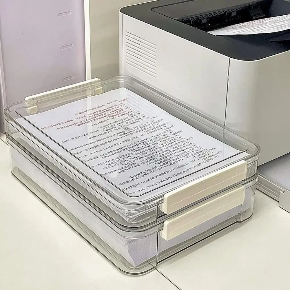 Multi-purpose-PET-Plastic-Transparent-Files-Storage-Box-Office-Data-A4 ...