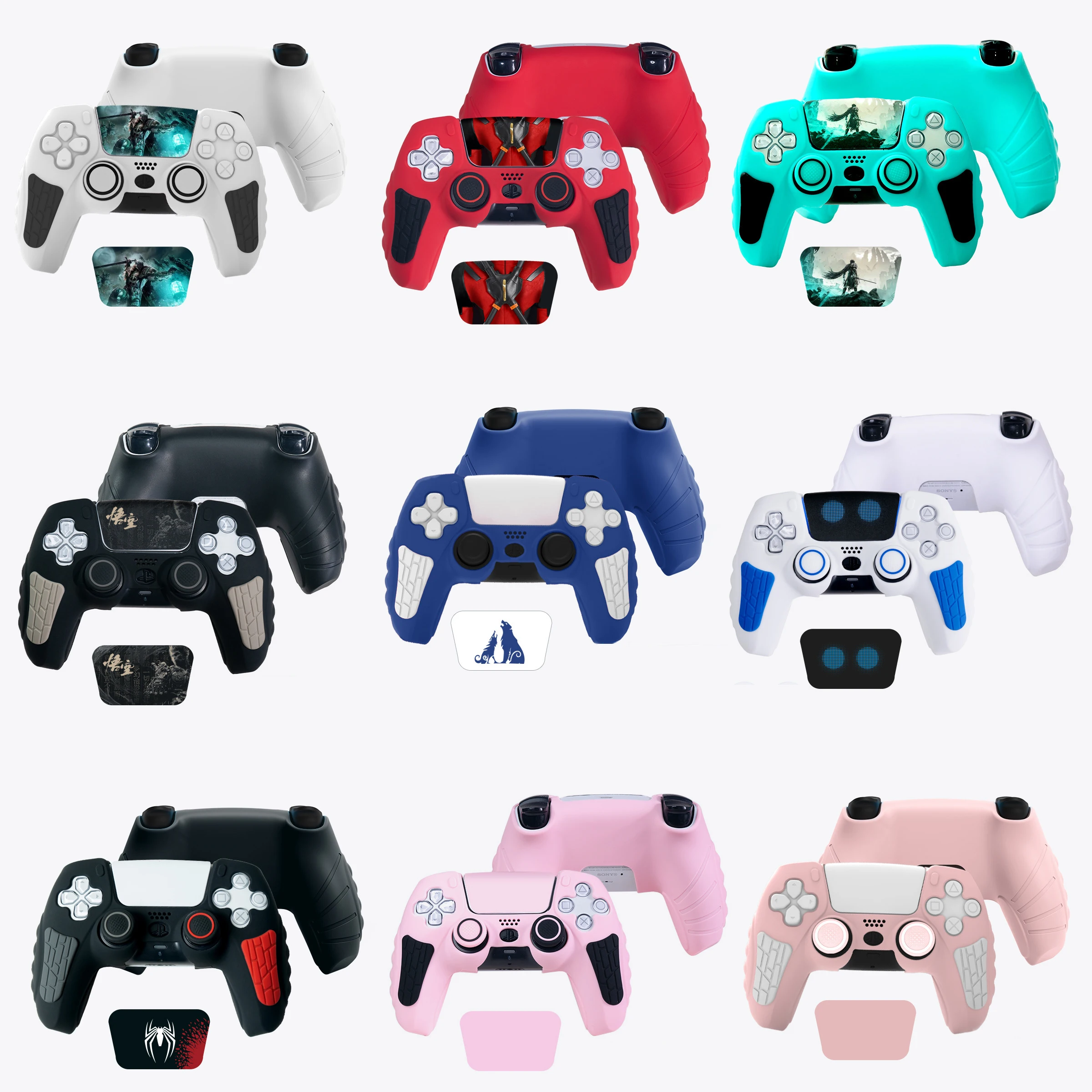 Non-Slip-Silicone-Soft-Protector-Sticker-Skin-For-Sony-Dualsense-5-PS5 ...