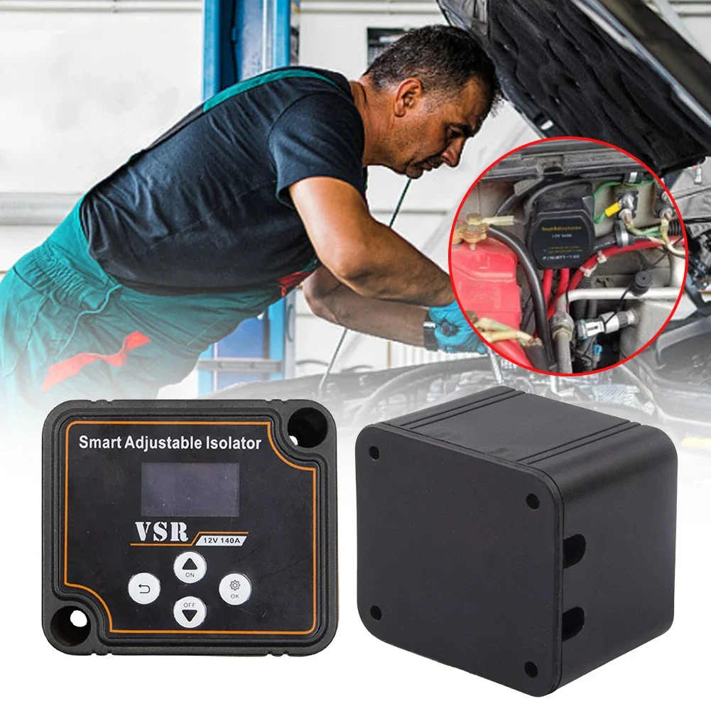 Dual-Battery-Smart-Isolator-12V-140A-LCD-Display-Digital-Voltage ...