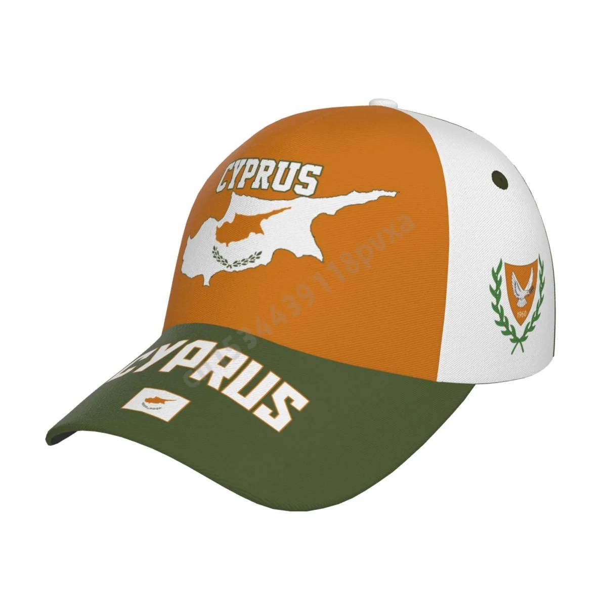 Unisex-Cyprus-Flag-Cool-Cypriots-Adult-Baseball-Cap-Patriotic-Hat-for ...