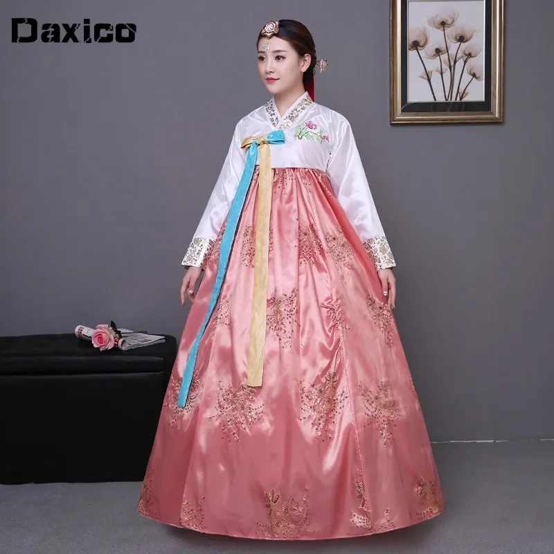Traje-tradicional-coreano-con-lentejuelas-hanbok-traje-de-palacio ...