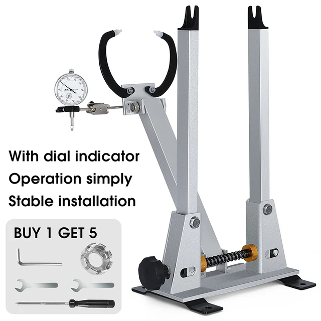 Professional Wheel Truing Stand With Dial Indicator Gauge Adjustment ...