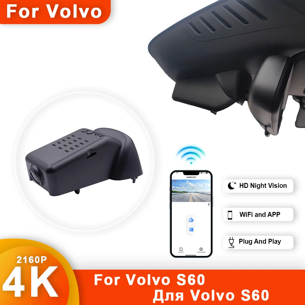 4K HD 2160P New Plug and Play WIFi Car DVR Video Recorder Dual Lens ...
