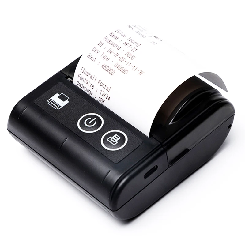 Mini Portable Printer Bluetooth Thermal Printer For Phone IOS Android ...