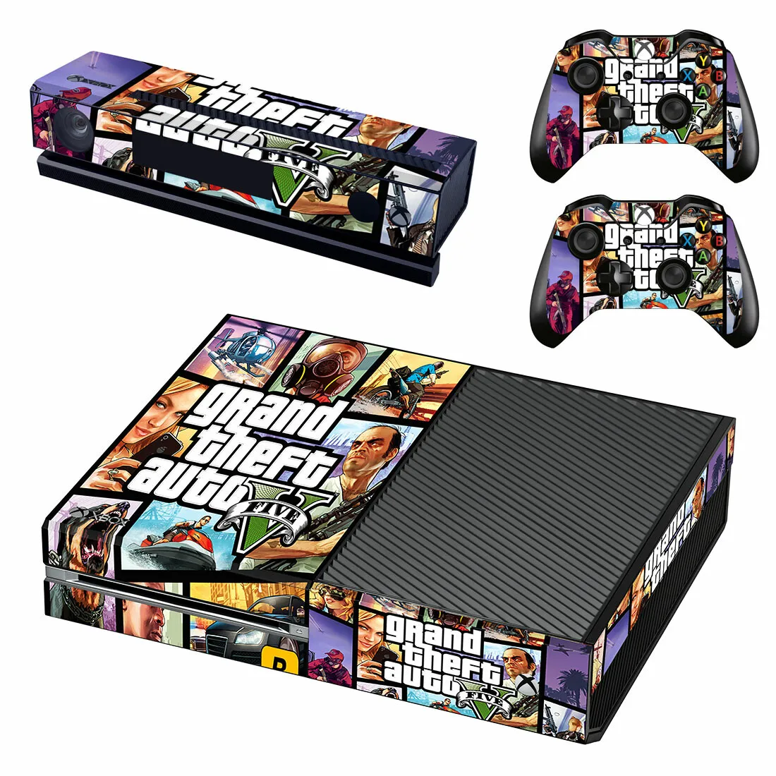 Grand-Theft-Auto-V-GTA-5-Skin-Sticker-Decal-Cover-para-Xbox-One-Console ...