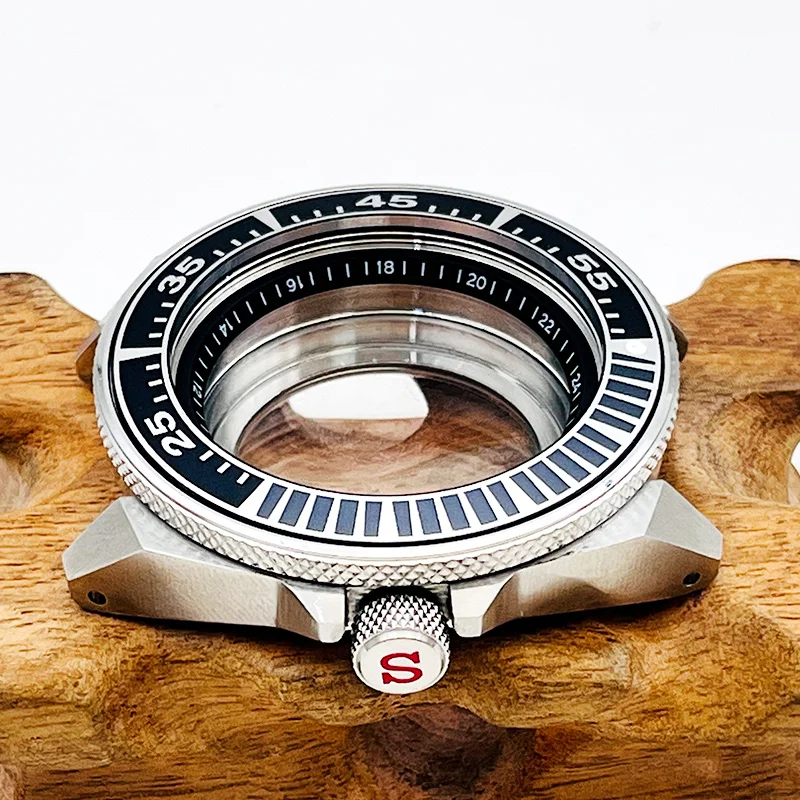 45mm-mod-Seiko-Samurai-SRPE-Watch-Case-nh35-Case-Fit-NH35-NH36-4R ...