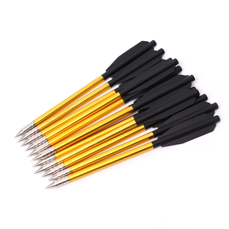 12Pcs-6-25-inches-Aluminium-Arrows-Archery-Outer-diameter-6-0mm-for ...