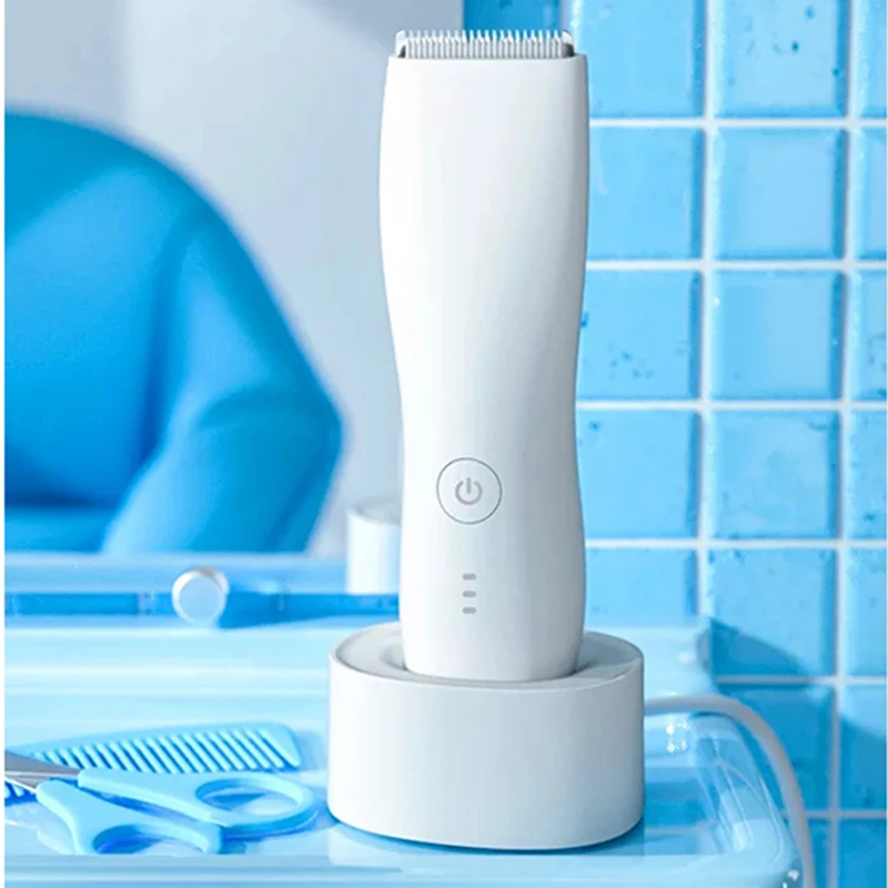 Men Electric Epilator For Body Pubic Hair Epilator Groin Trimmer Male ...