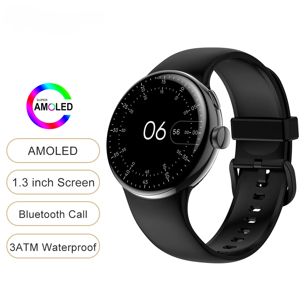 LA24-MAX-Smart-Watch-Men-AMOLED-Always-on-Screen-Bluetooth-Call-Heart ...
