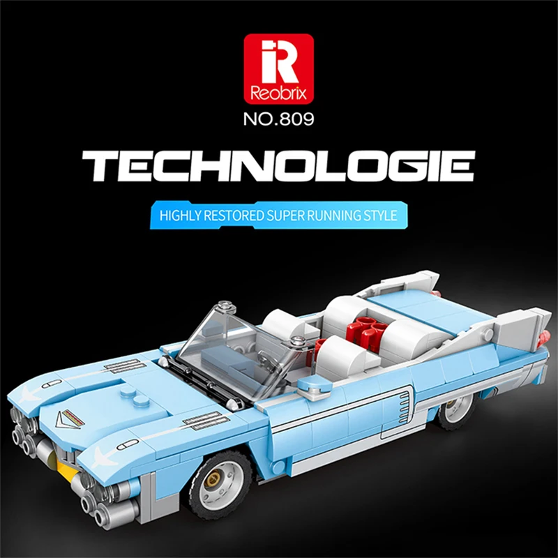 323PCS-MOC-Roadster-Car-Building-Block-Creative-City-Vehicle-Diy-Car-Model-Bricks-Desktop ...