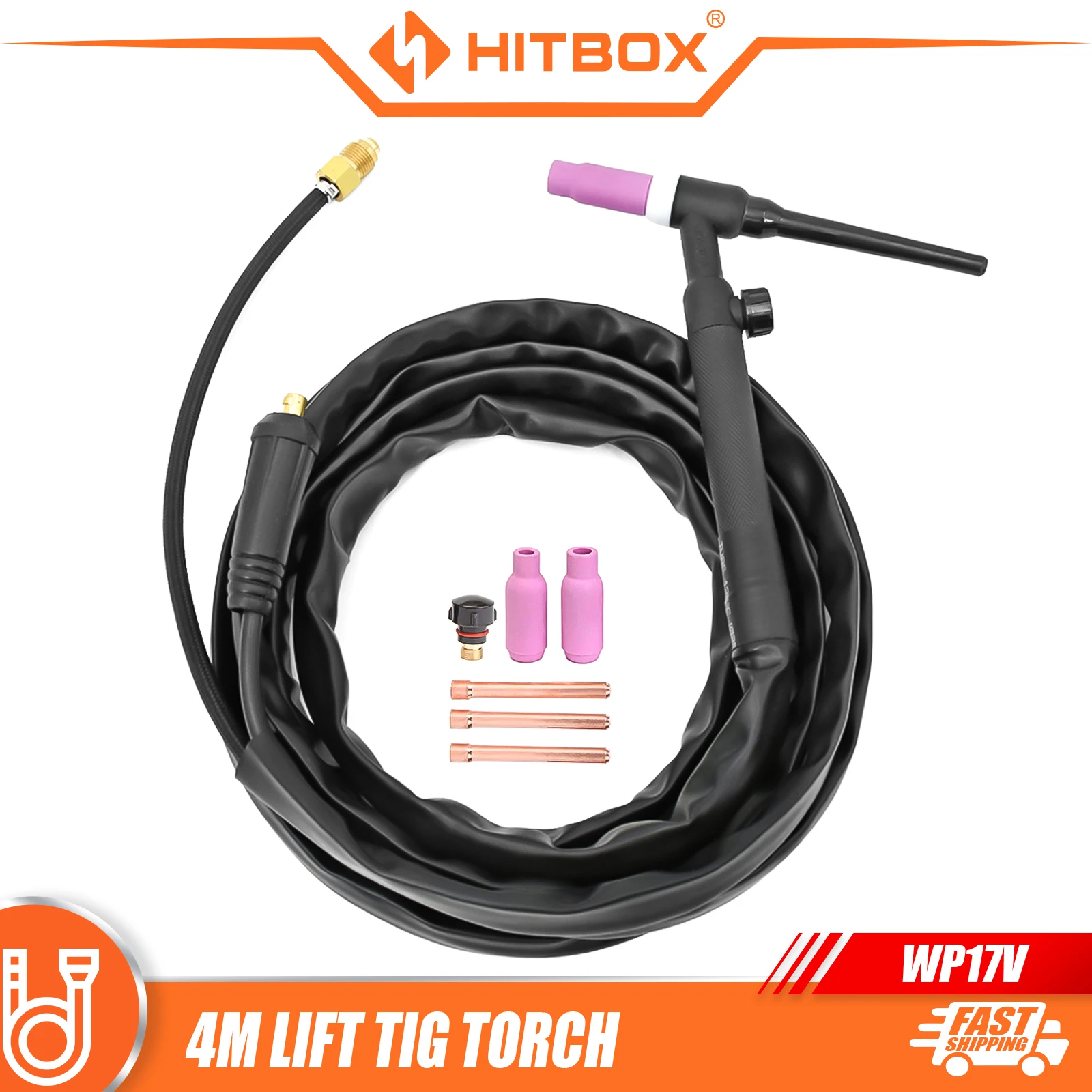 HITBOX-TIG-Gas-Burner-Welding-Torch-WP17V-13ft-4M-10-25mm-Adapter-140A ...