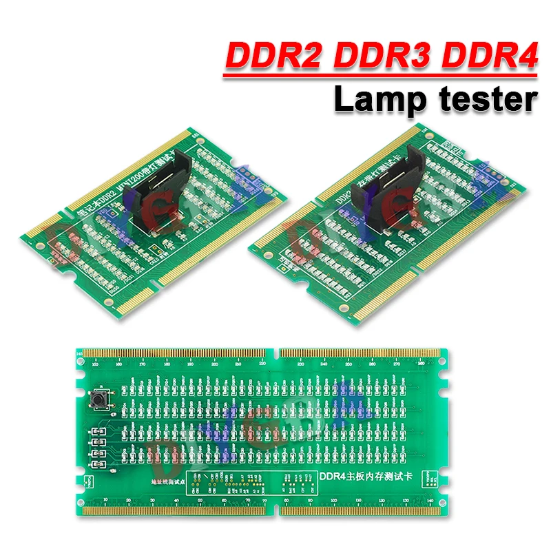 Ddr2 Ddr3 Ddr4 Motherboard Memory Slot Diagnostic Analyzer Led Test Card Cpu Light Tester False