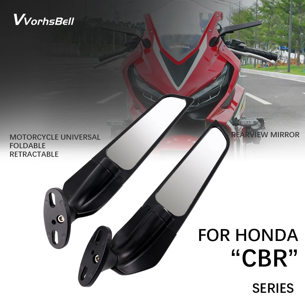 Motorcycle-Modified-WindWing-Adjustable-Rotating-Rearview-Mirror-For ...