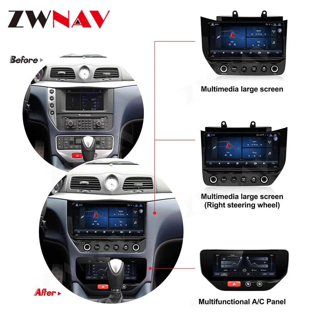 Climate Board Multimedia Atmosphere AC Panel For Toyota Land Cruiser ...