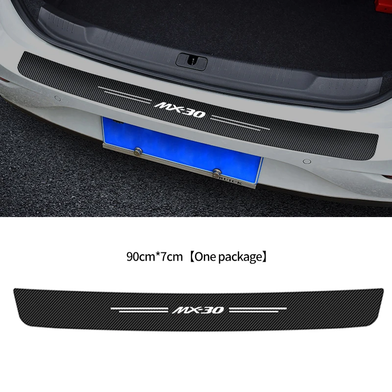 1Pc-Car-Trunk-Sill-Bumper-Guard-Protective-Stickers-for-Mazda-MX30-Logo ...