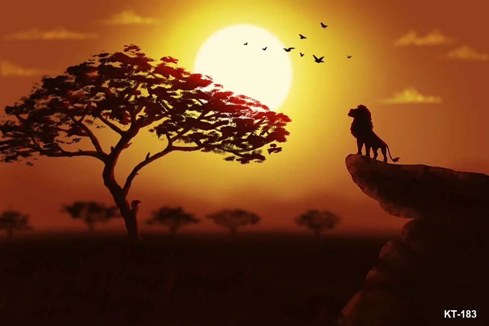 Lion King Sunset Wallpaper