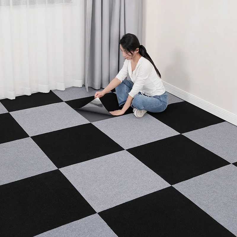 Self-Adhesive-Carpet-Mats-Floor-Tiles-Sticker-Splice-Rugs-Hallway ...